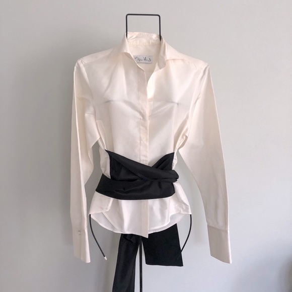 Sylvia Heisel | Tops | Vintage Sylvia Heisel Ivory Silk Shirt | Poshmark
